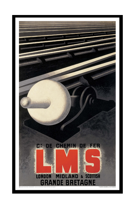 Cassandre, 1928 - LMS Cie de CDF - Posters - Permild & Rosengreen