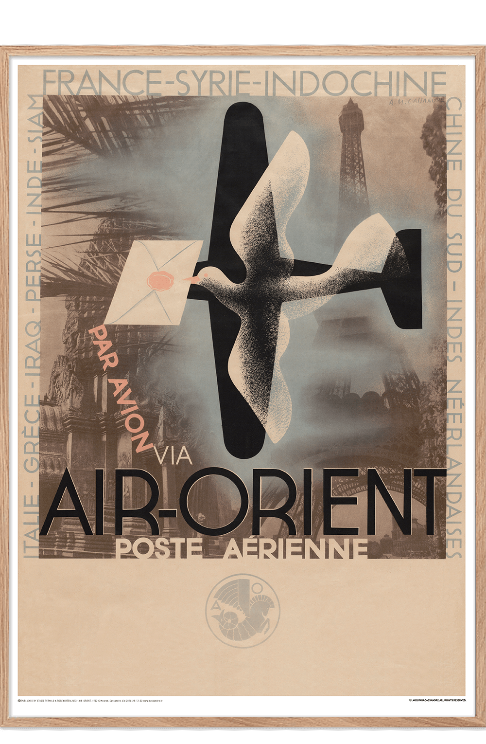 Cassandre, 1932 - Air-Orient - Posters - Permild & Rosengreen
