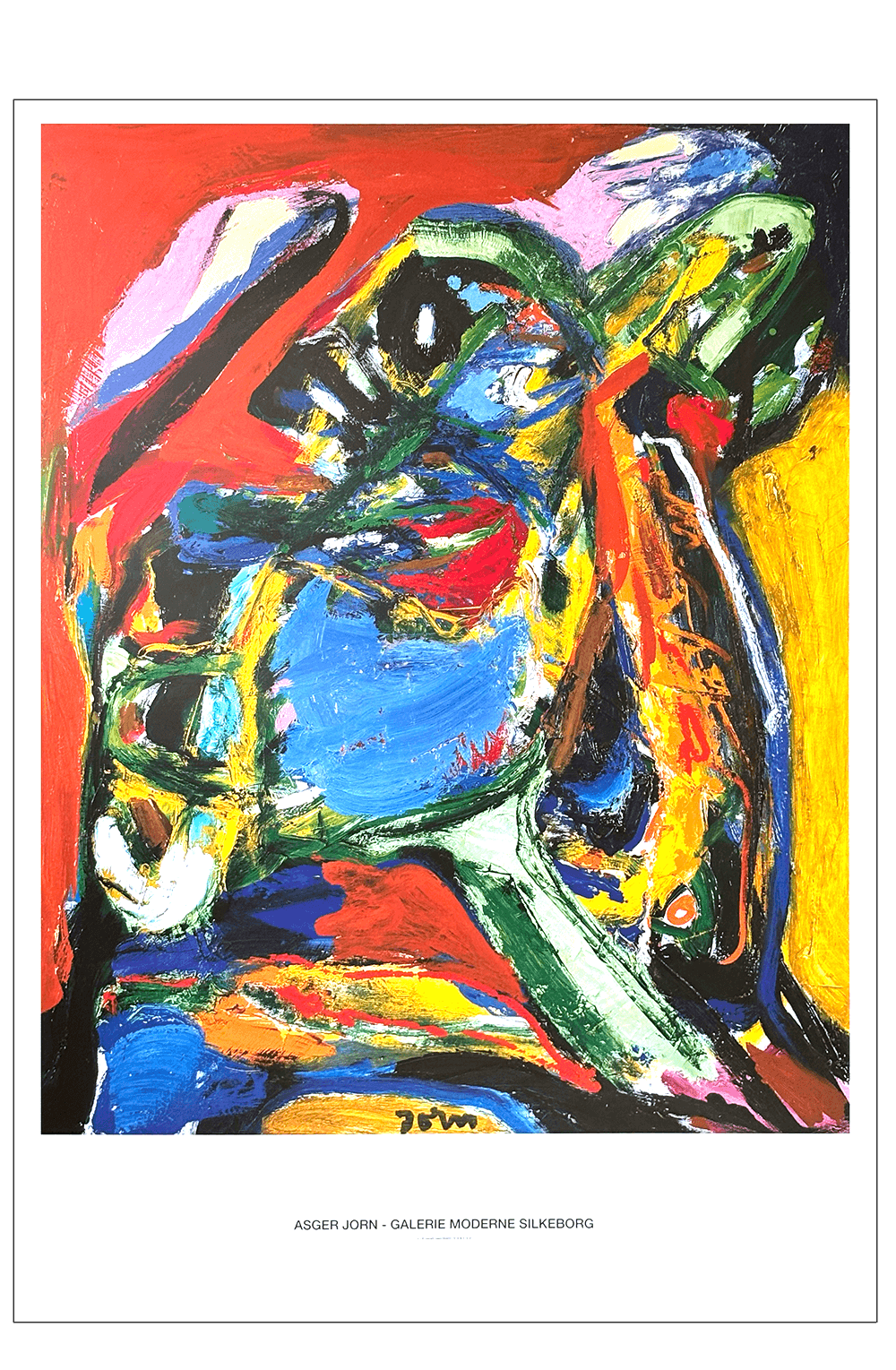 Asger Jorn. Silkeborg No. 2. - Plakater - Permild & Rosengreen