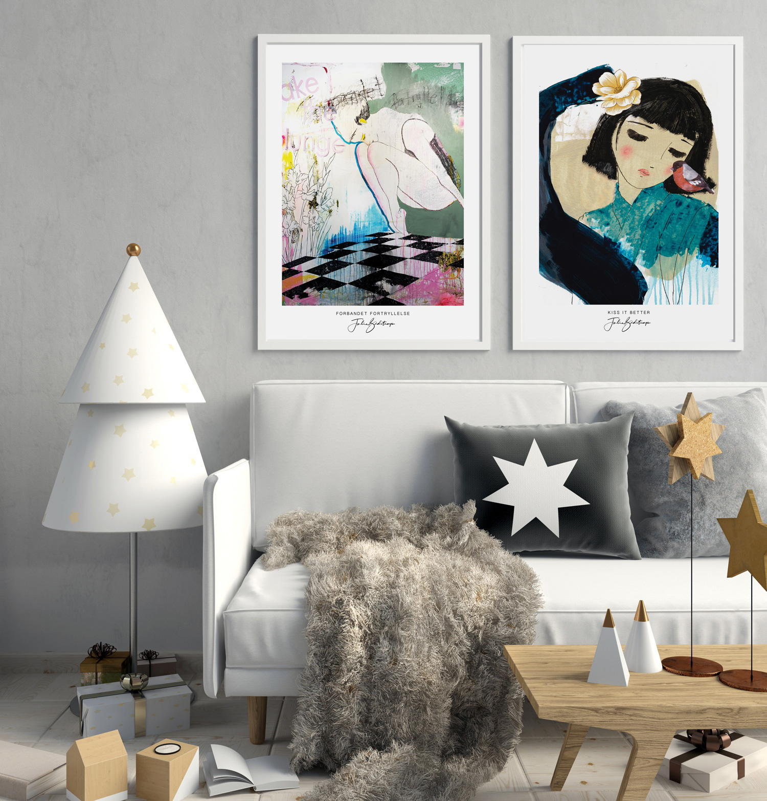 Julie Bidstrup plakat | Kiss it better