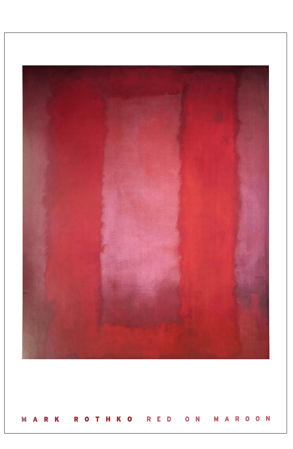 Mark Rothko. Red on Maroon 1959 - Posters - Permild & Rosengreen
