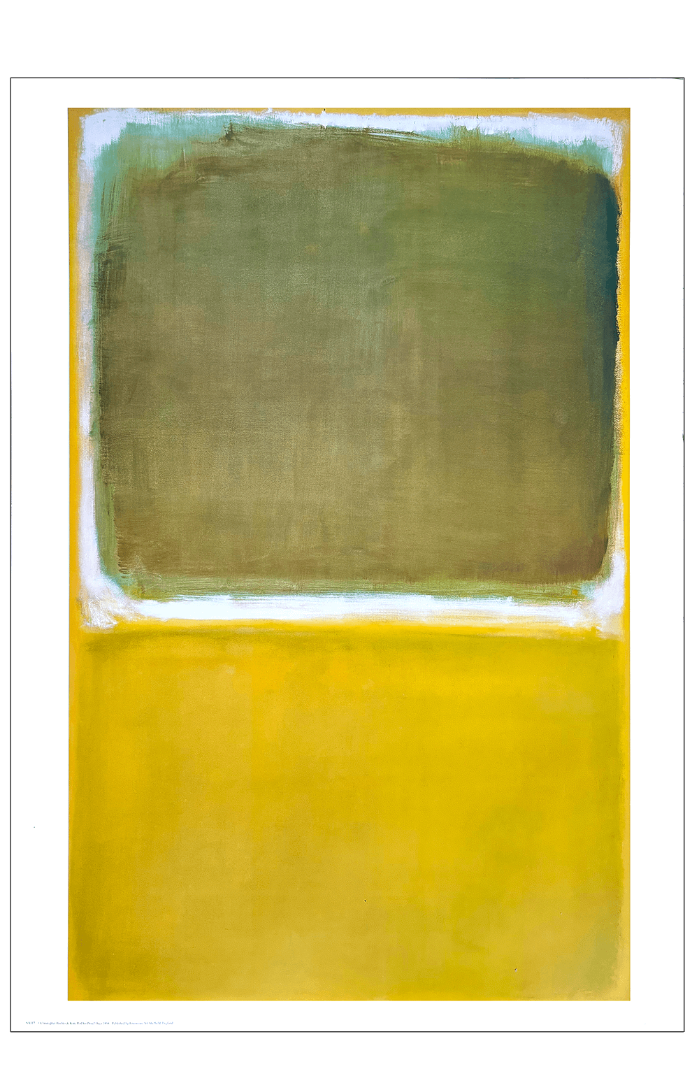 Mark Rothko. Green and yellow on yellow 1954 - Plakater - Permild ...