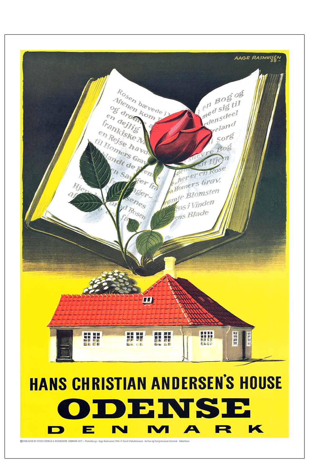 Rasmussen 3 H. C. A. Odense Denmark, 1958 - Plakater - Permild & Rosengreen