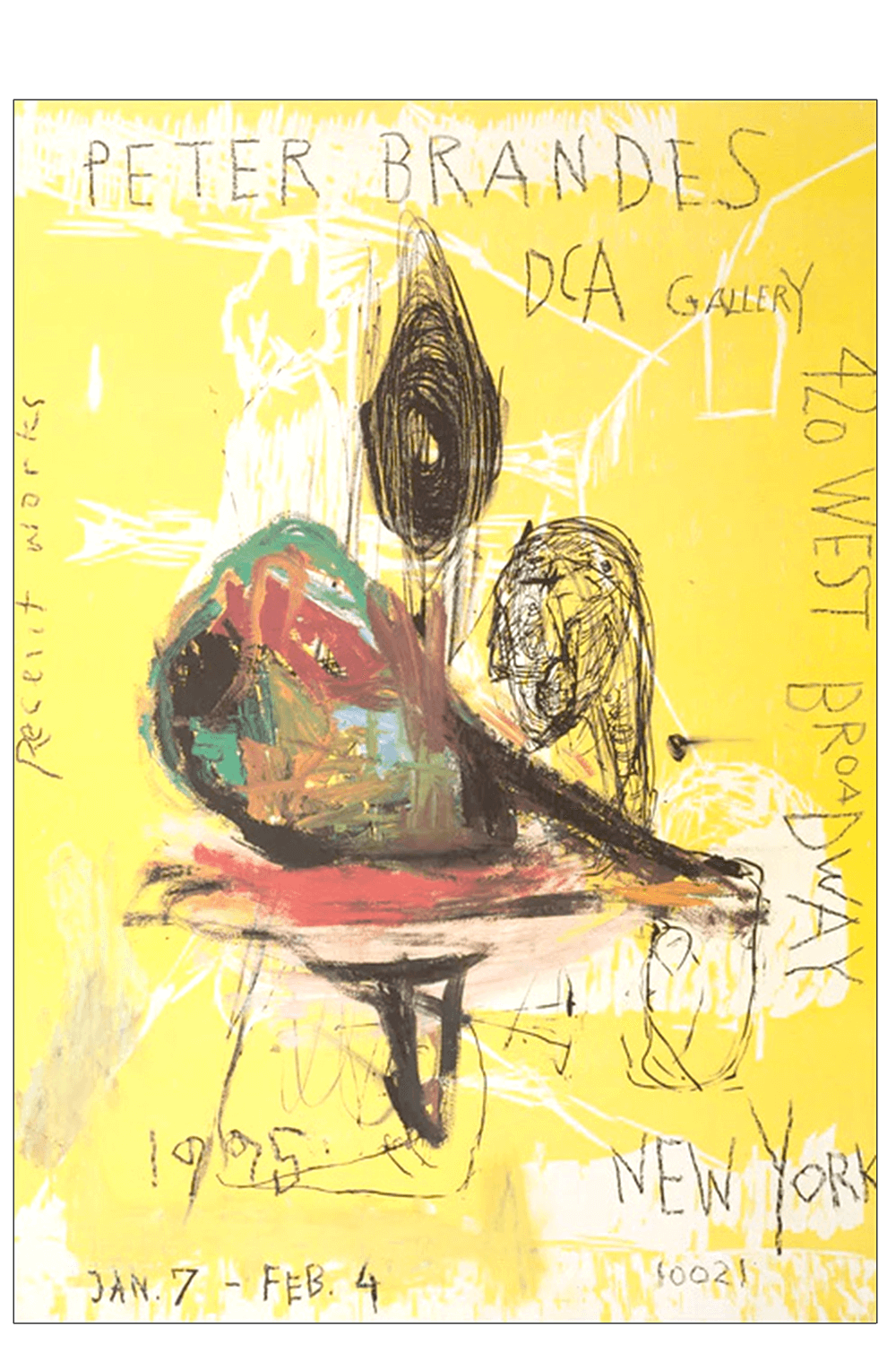 Peter Brandes plakat. "420 West Broadway"