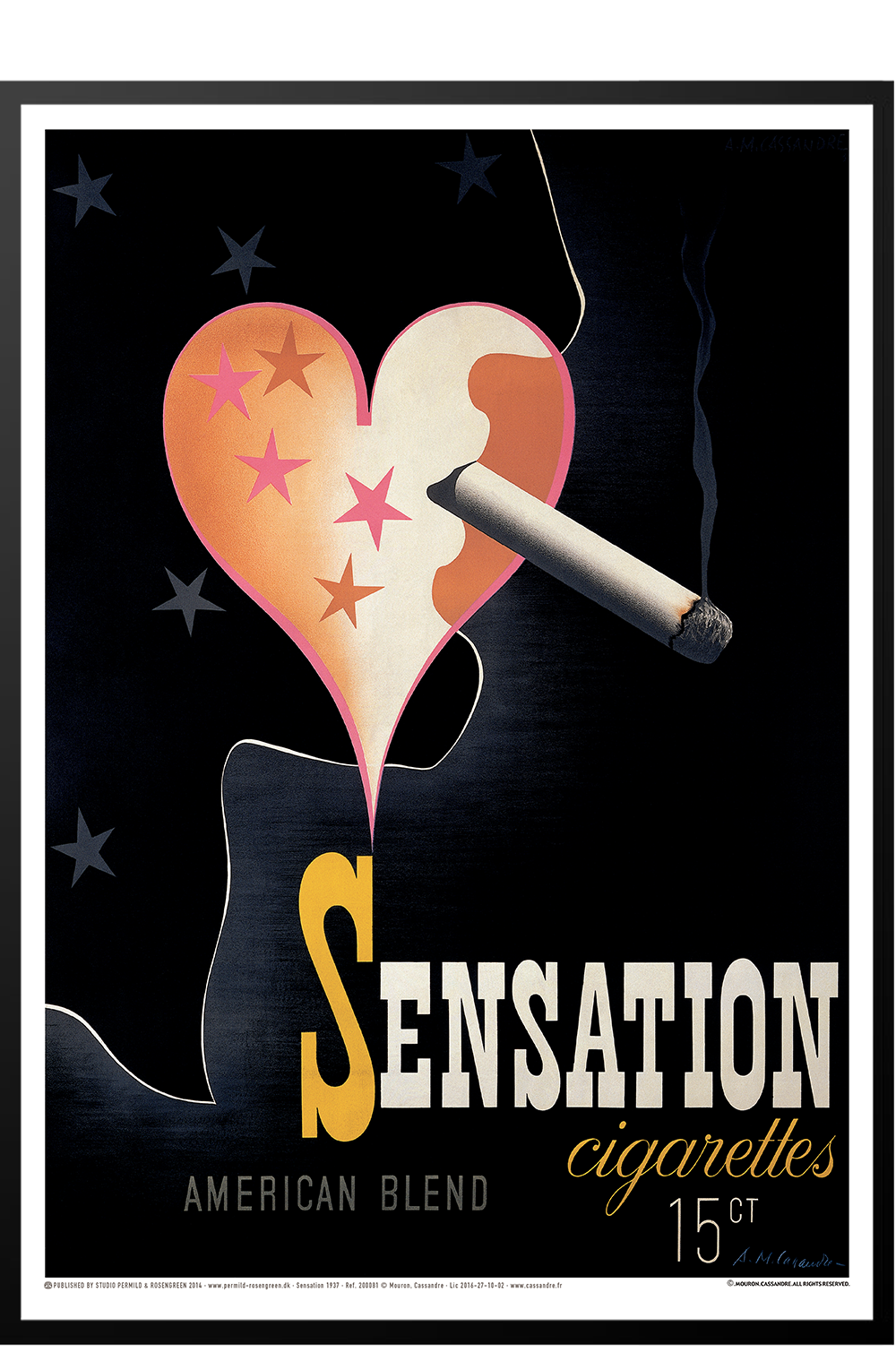 Cassandre, 1937 - Sensation - Plakater - Permild & Rosengreen