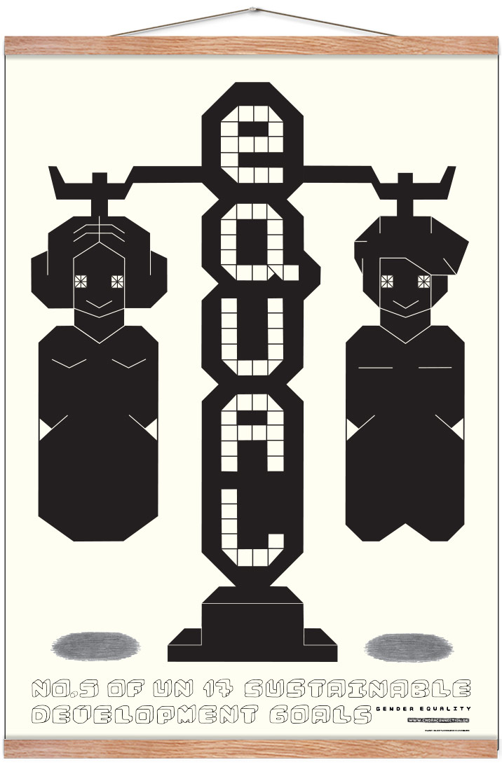 UN SDG Poster Nr. 5 | Dekorieren mit den UN Postern